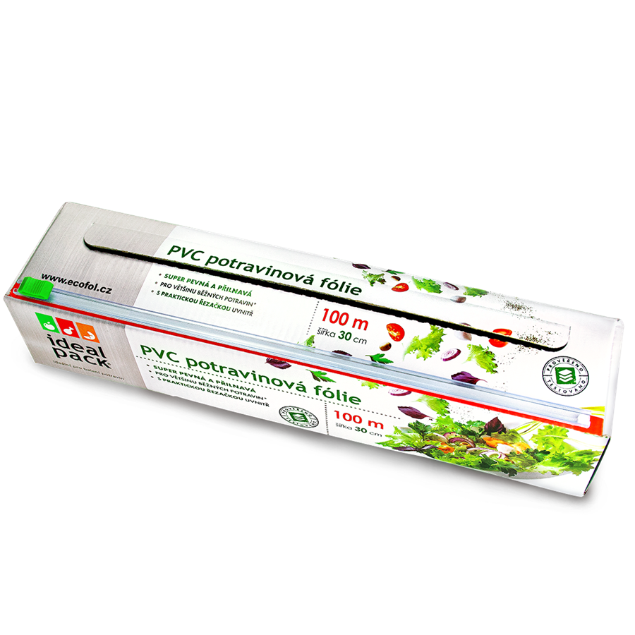 Potravinová fólie s řezačkou ideal pack®️ | ECOFOL | ECOFOL - obaly ...