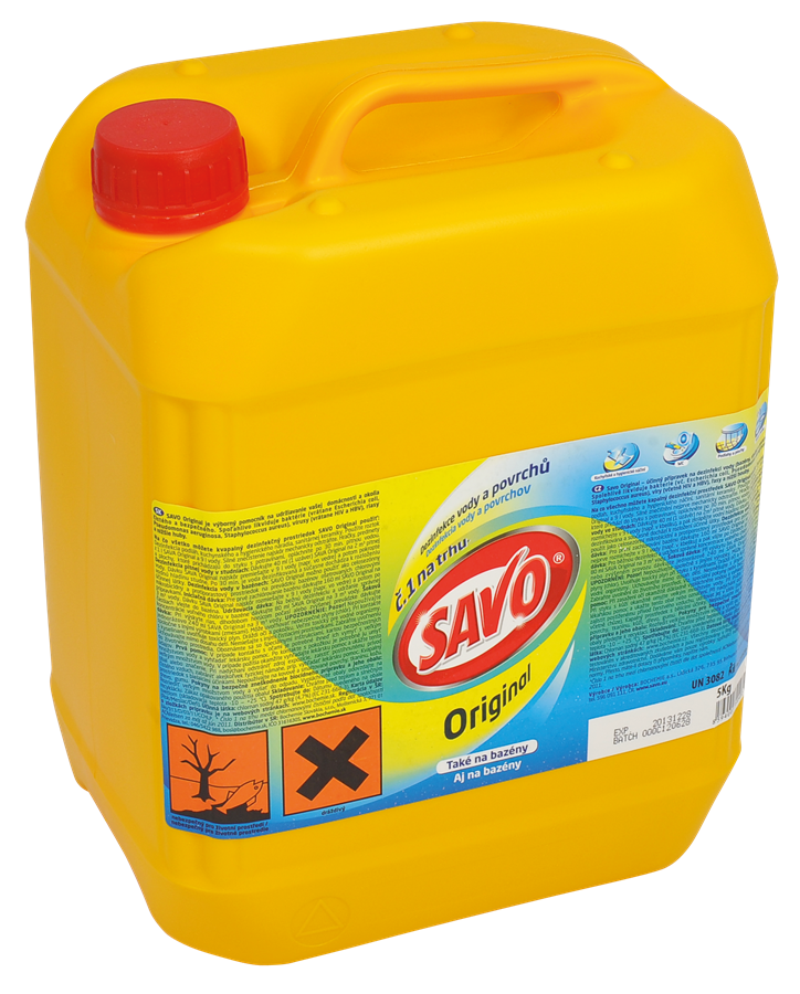 Savo original desinfekční prostředek 5 kg kanystr | ECOFOL - obaly ...